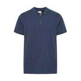 !Solid Poloshirt SOLID "Poloshirt SDZakir", Herren, Gr. M, blau (insignia blau), Obermaterial: 100% Baumwolle CO., regular fit normal, V-Ausschnitt, Shirts