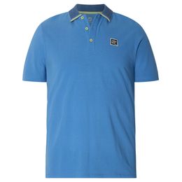 Poloshirt Jan Vanderstorm "Poloshirt MORLAN", Herren, Gr. 6XL, blau, Obermaterial: 100% Baumwolle CO., Shirts