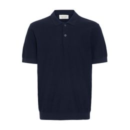 Poloshirt Casual Friday "Poloshirt CFEDWARD", Herren, Gr. S, blau (schwarz navy), Obermaterial: 99% Baumwolle CO. 1% Elasthan EL., Shirts