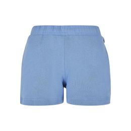 Sweatshorts Urban Classics "Urban Classics Damen Ladies Organic Terry Shorts", Damen, Gr. L, US-Gr&ouml;&szlig;en, horizonblau, 100% Baumwolle, unifarben, loose fit, Hosen Sweatshorts