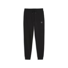 Sporthose Puma "Essentials Elevated Jogginghose Damen", Damen, Gr. S, Normalgr&ouml;&szlig;en, schwarz, Obermaterial: 100% Baumwolle. Rippe: 3% Elasthan, 97% Baumwolle. Seitenpartie: 100% Baumwolle. Seitentasche &ndash; Oben: 100% Baumwolle, unifarben, regular fit, Hosen Sporthose