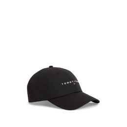 Baseball Cap Tommy Jeans "TJM LINEAR LOGO", Damen, schwarz, Web, Baumwolle, unifarben, Caps Baseball Cap, Regular fit mit festem Schirm
