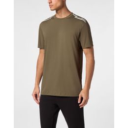 T-Shirt Plein Sport "T-Shirt", Jungen, Gr. 3XL, 65, military, Obermaterial: 86% Polyamid, 14% Elasthan, Shirts T-Shirt