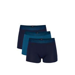 JOOP! Boxershorts JOOP "Everyday", Herren, Gr. XL, schwarz sapphire, Single Jersey, Obermaterial: 95% Baumwolle, 5% Elasthan, k&ouml;rpernah, Unterhosen Boxershorts, ohne Eingriff, mit Logobund