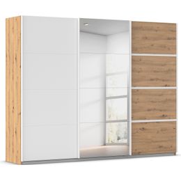Kleiderschrank Rauch "Schwebet&uuml;renschrank OTTO&acute;s Choice Garderobe Schrank TOP ANGEBOT Avola", beige (eiche artisan, alpinwei&szlig;, leisten wei&szlig;), B:271cm H:229cm T:62cm, Holzwerkstoff, Schr&auml;nke, Kleiderschrank, mit eleganten Zierleisten in Chrom, Schwarz oder Wei&szlig; MADE IN GERMANY