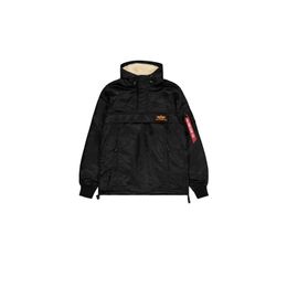 Anorak Alpha Industries "HPO Anorak", Herren, Gr. S, schwarz, Obermaterial: 100% Nylon, Futter: 100% Nylon, Jacken Anorak