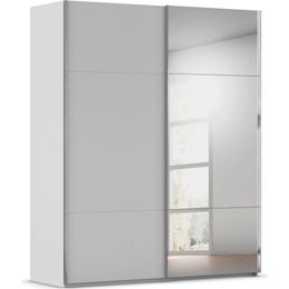 Schwebet&uuml;renschrank Rauch "Kleiderschrank Schrank Garderobe Schlafzimmerschrank CONTIDO", grau (seidengrau), B:181cm H:223cm T:68cm, Holzwerkstoff, Schr&auml;nke, Schwebet&uuml;renschrank, aus hochwertigem Material in 6 Breiten 2 Griff-Farben MADE IN GERMANY