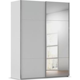 Schwebet&uuml;renschrank Rauch "Kleiderschrank Schrank Garderobe Schlafzimmerschrank CONTIDO", grau (seidengrau), B:162cm H:223cm T:68cm, Holzwerkstoff, Schr&auml;nke, Schwebet&uuml;renschrank, aus hochwertigem Material in 6 Breiten 2 Griff-Farben MADE IN GERMANY