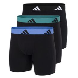Boxer adidas Sportswear "Active Flex Cotton", Herren, Gr. M, 907, sonstiges, Single Jersey, Obermaterial: 95% Baumwolle, 5% Elasthan, unifarben mit Farbeinsatz, k&ouml;rpernah, Unterhosen Boxer, elastisch, Logo-Bund, sportlicher Look, ohne Eingriff