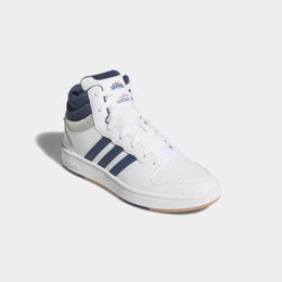 Sneaker adidas Sportswear "HOOPS MID CLASSIC", Damen, Gr. 44, cloud wei&szlig;, preloved ink, orbit grau, Synthetik, Schuhe Sneaker