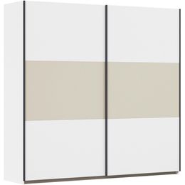 Schwebet&uuml;renschrank Rauch "Kleiderschrank Schrank Garderobe Garderobenschrank W&auml;scheschrank NEO", beige (alpinwei&szlig;, beige (champagner)), B:218cm H:210cm T:59cm, Holzwerkstoff, Schr&auml;nke, Schwebet&uuml;renschrank, mit gro&szlig;z&uuml;gigem Stauraum und vielf&auml;ltigen Farbkombinationen