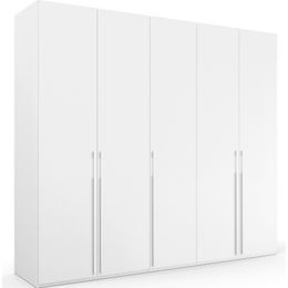 Dreht&uuml;renschrank Rauch "Kleiderschrank Schrank Garderobe W&auml;scheschrank SKAT PURE", wei&szlig; (alpinwei&szlig;), B:251cm H:223cm T:63cm, Holzwerkstoff, Schr&auml;nke, Dreht&uuml;renschrank, elegante Griffstangen und praktischer Innenausstattung MADE IN GERMANY