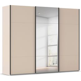 Schwebet&uuml;renschrank Rauch "Kleiderschrank Schrank Garderobe Schlafzimmerschrank CONTIDO", beige (champagner), B:271cm H:223cm T:68cm, Holzwerkstoff, Schr&auml;nke, Schwebet&uuml;renschrank, aus hochwertigem Material in 6 Breiten 2 Griff-Farben MADE IN GERMANY