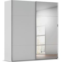 Schwebet&uuml;renschrank Rauch "Kleiderschrank Schrank Garderobe Schlafzimmerschrank CONTIDO", grau (seidengrau), B:201cm H:223cm T:68cm, Holzwerkstoff, Schr&auml;nke, Schwebet&uuml;renschrank, aus hochwertigem Material in 6 Breiten 2 Griff-Farben MADE IN GERMANY