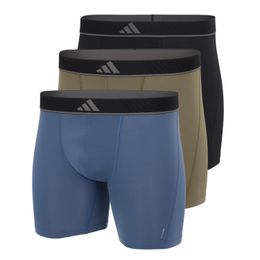 Boxer adidas Sportswear "Active Micro Flex", Herren, Gr. S, 906, sonstiges, Single Jersey, Obermaterial: 85% Polyester, 15% Elasthan, k&ouml;rpernah, Unterhosen Boxer, Logo-Bund, elastisch, Mikrofaser, ohne Eingriff