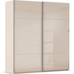 Schwebet&uuml;renschrank Rauch "Kleiderschrank Schrank Garderobe Schlafzimmerschrank CONTIDO", beige (beige, glas beige (champagner)), B:201cm H:223cm T:68cm, Holzwerkstoff, Schr&auml;nke, Schwebet&uuml;renschrank, aus hochwertigem Material in 6 Breiten 2 Griff-Farben MADE IN GERMANY