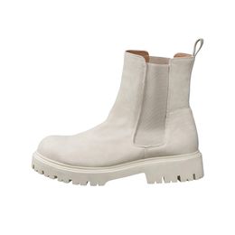 Ankleboots sheego, Damen, Gr. 37, XXL-Schaft, beige (natur), Lederimitat, Schuhe Ankleboots