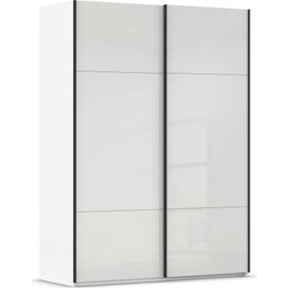 Schwebet&uuml;renschrank Rauch "Kleiderschrank Schrank Garderobe Schlafzimmerschrank CONTIDO", wei&szlig; (alpinwei&szlig;, glas kristallwei&szlig;), B:162cm H:223cm T:68cm, Holzwerkstoff, Schr&auml;nke, Schwebet&uuml;renschrank, aus hochwertigem Material in 6 Breiten 2 Griff-Farben MADE IN GERMANY