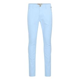 Chinohose Blend "Chinohose BHNatan", Herren, Gr. 38/32, L&auml;nge 32, blau (blau bell), Obermaterial: 98% Baumwolle CO. 2% Elasthan EL., Hosen Chinohose