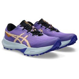 Trailrunningschuh asics "FUJI LITE 6", Damen, Gr. 38, amethyst, apricot crush, Textil, Schuhe Trailrunningschuh, leichter Trailrunningschuhe