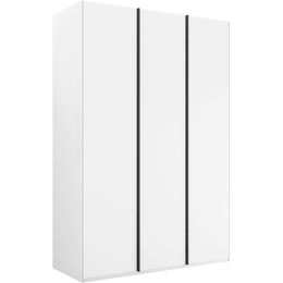 Dreht&uuml;renschrank Rauch "Kleiderschrank Schrank Garderobe W&auml;scheschrank SKAT MERIDIAN", wei&szlig; (alpinwei&szlig;), B:151cm H:235cm T:63cm, Holzwerkstoff, Schr&auml;nke, Dreht&uuml;renschrank, mit Schubladeneinsatz, W&auml;scheeinteilung, Innenspiegel MADE IN GERMANY