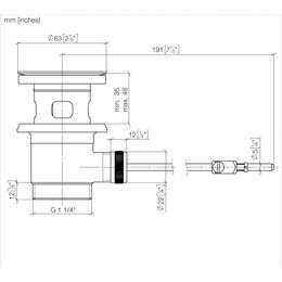 Dornbracht Ablaufgarnitur Ersatzteile 90110100100 Platin 90110100100-08