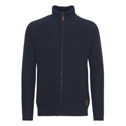 !Solid Strickjacke SOLID "Strickjacke SDXenos", Herren, Gr. M, blau (insignia b), Obermaterial: 100% Baumwolle CO., Strickjacken Strickjacke