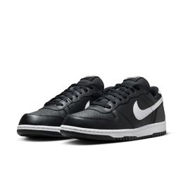 Sneaker Nike Sportswear "BIG LOW", Herren, Gr. 44, schwarz, wei&szlig;, Leder, Synthetik, Schuhe Sneaker