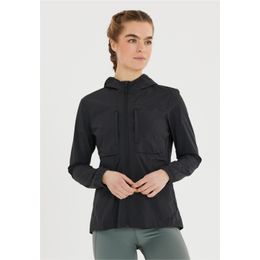 Laufjacke Endurance "Keley", Damen, Gr. 36, schwarz, 100% Polyamid, unifarben, kurz, ohne Ausschnitt, Jacken, mit langlebiger, wasserabweisender Beschichtung