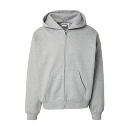 WEEKDAY Zip-Up Hoodie male Grey size XS