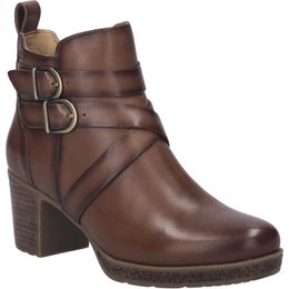 Stiefelette Josef Seibel "Gloria 08, cognac", Damen, Gr. 39, braun (cognac), Obermaterial: 100% Rindsleder Leather cow., Schuhe Stiefelette