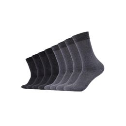 Kurzsocken s.Oliver "Socken 8er Pack", Herren, Gr. 35-38, grau, Obermaterial: 80% Baumwolle CO. 15% Polyamid PA. 5% Elasthan EL., Socken