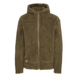 Funktions-Kapuzensweatjacke 11 Project "Fellimitatjacke PRDaag", Herren, Gr. XL, gr&uuml;n (ivy gr&uuml;n), Obermaterial: 100% Polyester PES., Sweatjacken