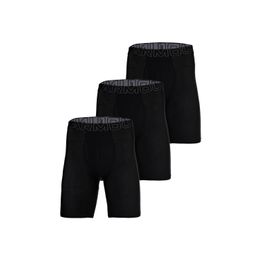 Boxershorts Under Armour "Boxershort UA PERFORMANCE TECH MESH -SOLID 9 IN 3PK 3er Pack", Herren, Gr. M, schwarz, Obermaterial: 88% Polyester Pol. recyc.. 12% Elasthan EL., Unterhosen
