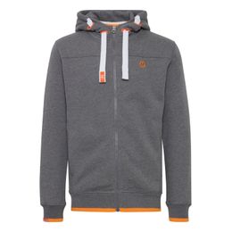 !Solid Kapuzenpullover SOLID "Kapuzensweatjacke SDBenjamin", Herren, Gr. M, grau (grau mel), Obermaterial: 50% Baumwolle CO. 50% Polyester PES., Sweatjacken Kapuzenpullover