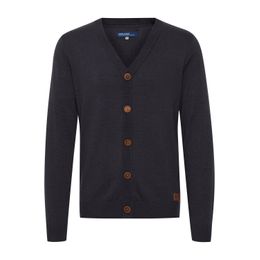 Cardigan Blend "Cardigan BHLennard", Herren, Gr. L, blau (navy), Obermaterial: 50% Baumwolle CO. 50% Polyacryl PAN., unifarben, Strickjacken