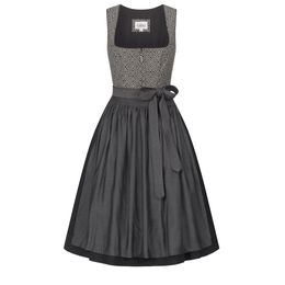 N&uuml;bler Dirndl N&Uuml;BLER "Dirndl midi Grace", Damen, Gr. 40, EURO, schwarz, Obermaterial: 100% Polyester PES., Kleider