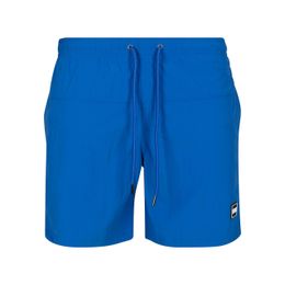 Badeshorts Urban Classics "Urban Classics Herren Block Swim Shorts", Herren, Gr. S, US-Gr&ouml;&szlig;en, cobalt blau, 100% Polyamid, Badehosen Badeshorts