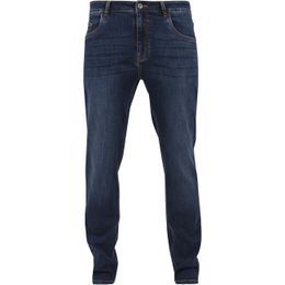Bequeme Jeans Urban Classics "Urban Classics Herren Stretch Denim Pants", Herren, Gr. 34, Normalgr&ouml;&szlig;en, dunkelblau, 98% Baumwolle, 2% Elasthan, unifarben, normal, Jeans