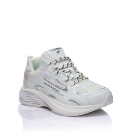 Sneaker Plein Sport "Lo-Top Turnschuhe", Damen, Gr. 38, Normalschaft, 01, wei&szlig;, Schuhe Sneaker