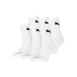 Kurzsocken Puma "Socken 6er Pack", Herren, Gr. 39-42, wei&szlig;, Obermaterial: 78% Baumwolle CO. 18% Polyester PES. 2% Polyamid PA. 2% Elasthan EL., Socken