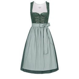N&uuml;bler Dirndl N&Uuml;BLER "Dirndl midi Thea", Damen, Gr. 48, EURO, gr&uuml;n, Obermaterial: 100% Baumwolle CO., Kleider