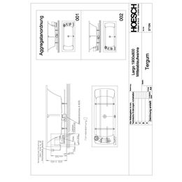 Hoesch Whirlwanne Largo Rechteck 1900x800 3710N.010305002