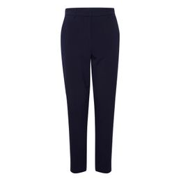Stoffhose oxmo "Stoffhose OXDovine", Damen, Gr. 38, N-Gr, blau (copenhagen night), Obermaterial: 64% Polyester PES. 32% Viskose CV. 4% Elasthan EL., Hosen Stoffhose