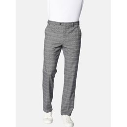Anzughose Babista "Hose CODAVERA", Herren, Gr. 26, N-Gr, grau (grau kariert), Obermaterial: 51% Viskose Birla CV Birla. 47% Baumwolle CO. 2% Elasthan EL., regular fit, Hosen Anzughose, in Wolloptik