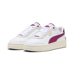 Sneaker Puma "CA Match Court Sneakers Damen", Damen, Gr. 37,5, wei&szlig; frosted ivory, Obermaterial: Synthetik, Kuhleder, Leder; Futter: Synthetik, Textil; Innensohle: Synthetik, Textil; Laufsohle: Gummi, Schuhe Sneaker