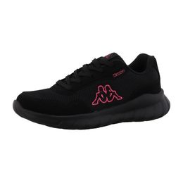 Sneaker Kappa "MAJIRA", Damen, Gr. 36, schwarz, Synthetik, Schuhe Sneaker