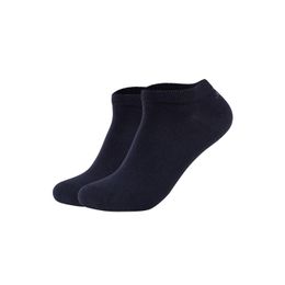 JOOP! Sneakersocken JOOP "Socken Unisex premium essential organic cotton Sneaker 2p 2er Pack", Damen, Gr. 39-42, blau (dunkelblau), Obermaterial: 62% Baumwolle CO(Bio). 36% Polyamid PA. 2% Elasthan EL., Socken Sneakersocken