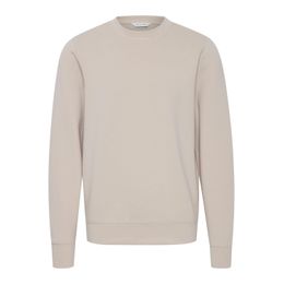 Longpullover Casual Friday "Sweatshirt CFSebastian", Herren, Gr. L, beige (chateau gray), Obermaterial: 80% Viskose CV. 13% Polyester PES. 7% Elasthan EL., Sweatshirts Longpullover
