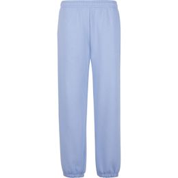 Jogginghose Urban Classics "Urban Classics Fluffy Sweatpants", Herren, Gr. M, US-Gr&ouml;&szlig;en, powderblau, 70% Baumwolle, 30% Polyester, unifarben, loose fit, Hosen Jogginghose